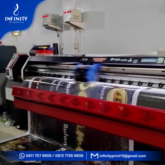 Spanduk 440gr Korcin White Cetak Aja | Infinity Digital Printing