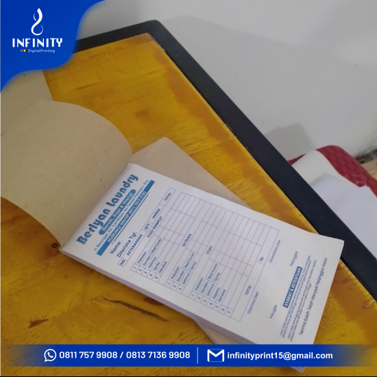 Faktur Kertas NCR 2 Rangkap | Infinity Digital Printing